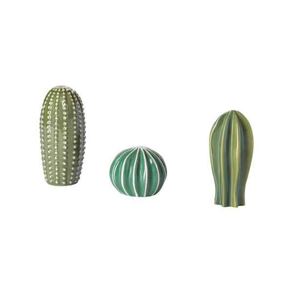 水やりのいらないサボテンで自宅をデコレーションしましょう。セラミック製のサボテンセットですセット内容：サボテン（Ｈ18cm、直径9cm）1個、サボテン（Ｈ16cm、直径8cm）1個、サボテン（Ｈ9cm、直径10cm）1個せっ器, 色釉