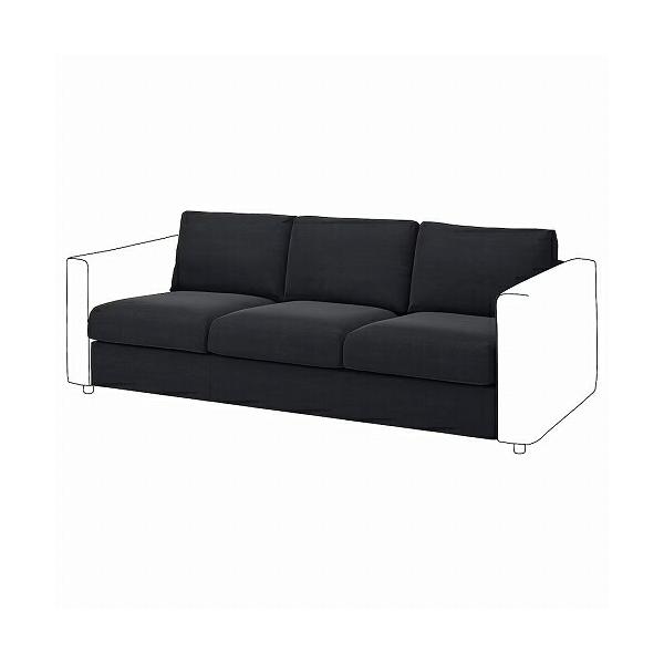 ※この商品は交換用カバーです。ソファは別売りです商品サイズVIMLE ヴィムレカバー 3人掛けソファセクション用パッケージサイズ（※商品サイズとは異なります）幅: 38cm高さ: 7cm長さ: 57cm重さ: 3.65 kgパッケージ: 1...