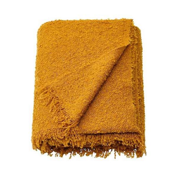 商品サイズ長さ: 170cm幅: 130cmポリエステル 100%収縮率：4%以下洗濯機で洗えます（30度以下）漂白不可低温（60度以下）でタンブル乾燥できますアイロン不可ドライクリーニング不可フリンジ付きのとても柔らかなクリンクルニットの...