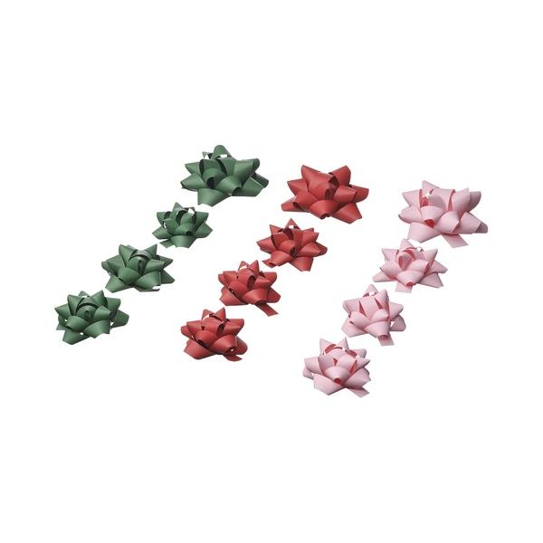 素材ペーパーセット内容：飾りリボン(8cm)3個、飾りリボン(6cm)3個、飾りリボン(5cm)6個デザイナーIKEA of Sweden