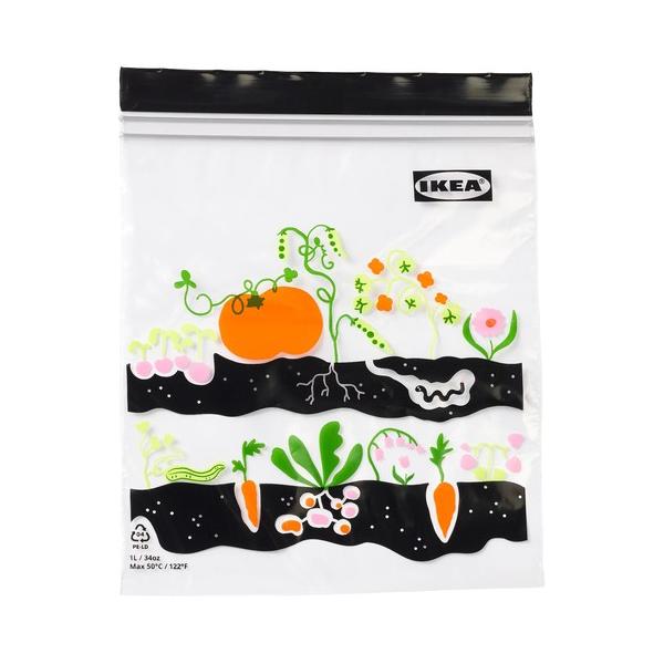 商品サイズパッケージ個数: 25 ピース容量: 1 l素材ポリエチレン .お手入れ方法手洗いのみ冷凍庫でも使用できます耐熱温度：50℃この製品はリサイクルまたはエネルギーに再利用できます(お住まいの自治体によります)ISTAD イースタード...