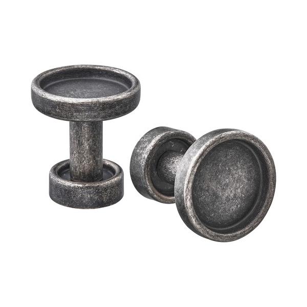 商品サイズパッケージ個数: 2 ピース奥行き: 29mm直径: 26mm穿穴の直径: 5mm素材亜鉛 銅メッキ ニッケルメッキ クリアラッカーお手入れ方法きれいな布でから拭きしてください柔らかな布で水拭きしてください。汚れがひどい場合は、研...