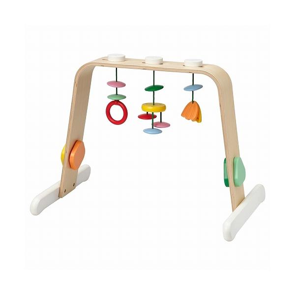 商品サイズ高さ: 43cm幅: 59cm積層合板フレーム:積層合板 透明アクリルラッカーモビール:ABS樹脂脚:バーチ材合板 アクリル塗装 透明アクリルラッカーおもちゃに手を伸ばすことで、赤ちゃんの目と手の協調運動を鍛えますさまざまな色や模...