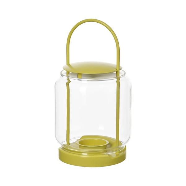 商品サイズ高さ: 21cm直径: 12cm素材ガラス:ガラスランタン:スチール ポリエステル粉体塗装夏の夜をゆっくり楽しむときのパーティーテーブルやバルコニー、アウトドアスペースを、キャンドルの光が魅力的に演出します。 便利な持ち手付き。ラ...