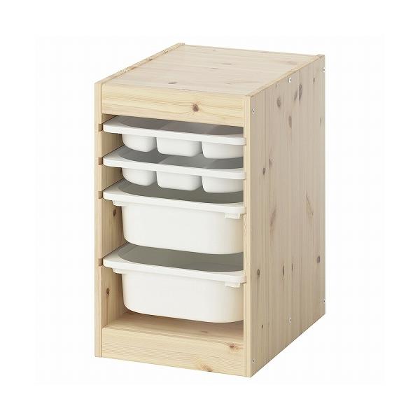 ★フレーム・収納トレイ(2個)・収納ボックスS(2個)のセット★【フレーム】 ※組立サイズ幅: 32cm奥行き: 44cm高さ: 53cm素材:パイン無垢材 着色アクリルクリアラッカー【収納トレイ 仕切り付き】(2個)幅: 30cm高さ: ...