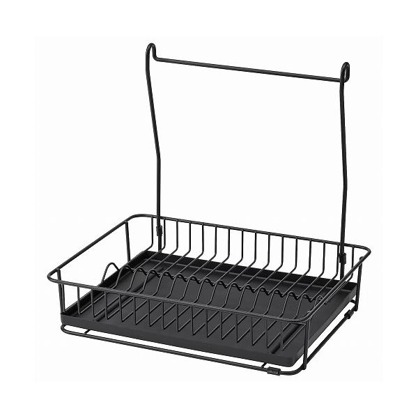 商品サイズ長さ: 29.8cm幅: 38.5cm高さ: 37.3cm水切り:スチール, 粉体塗装トレイ:ポリプロピレンプラスチック壁に取り付けても、ワークトップの上にそのまま置いても使えます取り外し可能な水受けトレイ付きHULTARP/フル...