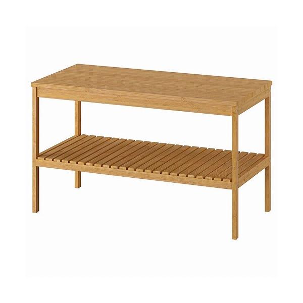 商品サイズ奥行き: 37 cm高さ: 47 cm最大荷重: 100 kg幅: 77 cm竹, 透明アクリルラッカー湿らせた布で水拭きしてくださいRAGRUND/ローグルンド バスルーム家具セットは、バスルームに温かみをプラスし、水しぶきやテ...