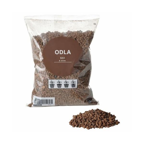 商品サイズ容量: 0.5 l多孔質顆粒観賞用。食べられませんクレイべブルは、鉢植え栽培やハイドロカルチャー（水耕栽培）での理想的な土壌環境つくりに役立ちます園芸用土にクレイペブルを調合すると水はけがよく、湿気がこもりにくくなります