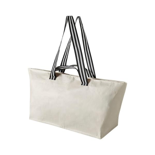 商品サイズ奥行き: 45cm高さ: 28cm容量: 22 l幅: 18cm素材布地:ポリプロピレン 100%取っ手:ポリプロピレン 100% お手入れ方法:洗濯不可漂白不可タンブル乾燥不可アイロン不可ドライクリーニング不可お手入れにはぬるま...