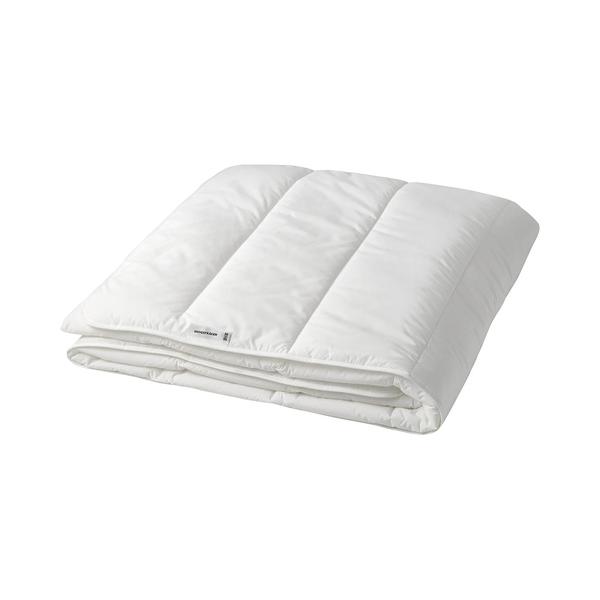 商品サイズ長さ: 200cm幅: 200cm中素材の重量: 680 g総重量: 1850 g素材布地:ポリエステル 60% 再生繊維(リヨセル)40%中素材:ポリエステル 60% 再生繊維(リヨセル) 40%糸密度227糸密度とは、生地1平...