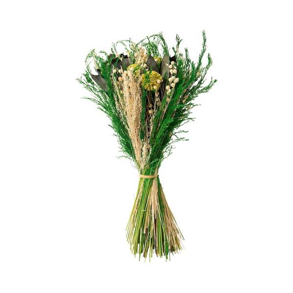 商品サイズ高さ: 40cm直径: 18cm素材乾燥植物パーツお手入れ方法きれいな布でから拭きしてください自然素材で家を飾りましょう。 ホワイトや明るいグリーンのドライプラントのブーケは、窓辺に飾っても、ダイニングテーブルに飾ってもステキです...