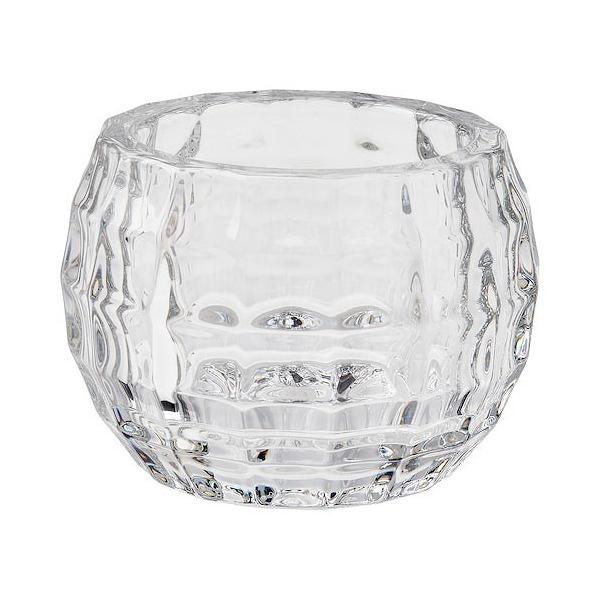 商品サイズ直径: 8cm高さ: 6cm素材:ガラスお手入れ方法:きれいな布でから拭きしてくださいまるできらめく氷のように、この流行に左右されないエレガントなティーライトホルダーは、部屋やテーブルコーディネートを明るく照らします。 どのスタイ...