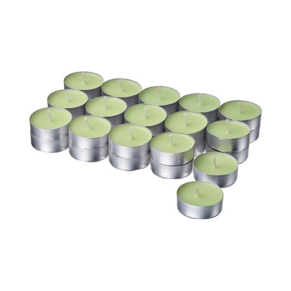 商品サイズ燃焼時間: 3.5 時間直径: 3.8cmパッケージ個数: 30 ピースキャンドルカップ:アルミニウムキャンドル:植物由来ワックス（50%以上） パラフィンワックス 香り芯:綿、植物繊維（セルロース）直射日光の当たらない、涼しくて...