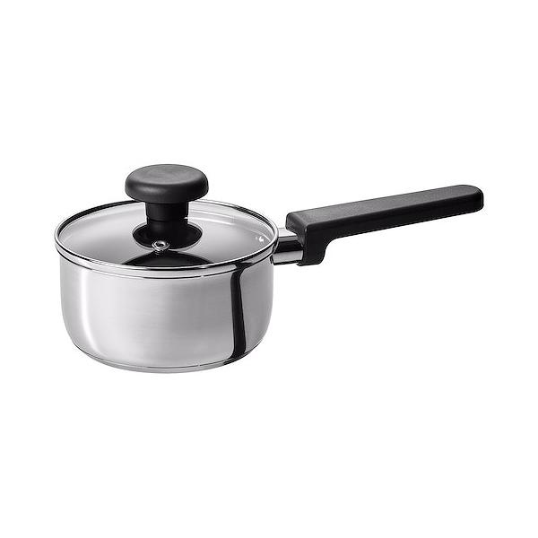 商品サイズ容量: 1 l直径: 15cm高さ: 7cm取っ手を含む長さ: 30cm高さ（ふたを含む）: 12cm基本素材:ステンレススチール セラミックコーティング アルミニウムフレームガード:ステンレススチール フェノール樹脂ノブ:フェノ...