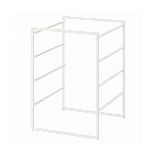 ※別売りのJONAXEL ヨナクセル キャスター、JONAXEL ヨナクセル トップシェルフ フレーム用を組み合わせられます商品サイズ幅: 50cm奥行き: 51cm高さ: 70cmスチール エポキシ ポリエステル粉体塗装柔らかな布で水拭き...