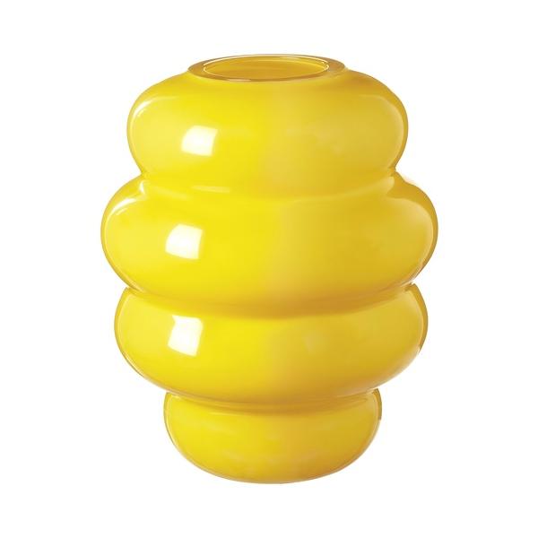 商品サイズ直径: 19cm高さ: 22cm素材:ガラス 着色クリアラッカーお手入れ方法ガラスに塗装を施しています湿らせた布で水拭きしてくださいKALLARHALS シェッラルハルス 花瓶は、Anna Efverlundのデザインで、1995...