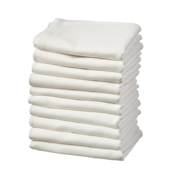 商品サイズ長さ: 60cmパッケージ個数: 10 ピース幅: 45cm素材綿 100%お手入れ方法収縮率：4%以下洗濯機で洗えます(60℃以下)漂白不可通常の温度(80℃以下)でタンブル乾燥できます高温(200℃以下)でアイロンをかけてくだ...