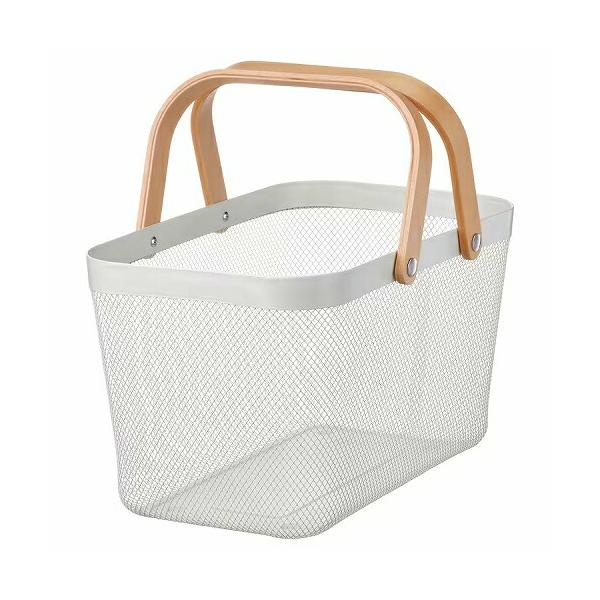 商品サイズ高さ: 23cm幅: 27cm長さ: 42cmバスケット:スチール 粉体塗装取っ手:バーチ材突き板 透明アクリルラッカー仕事用品やホビー用品の収納にも、バスルームや玄関の小物類の整理整頓にもぴったりな収納持ち運びが簡単で、見える場...