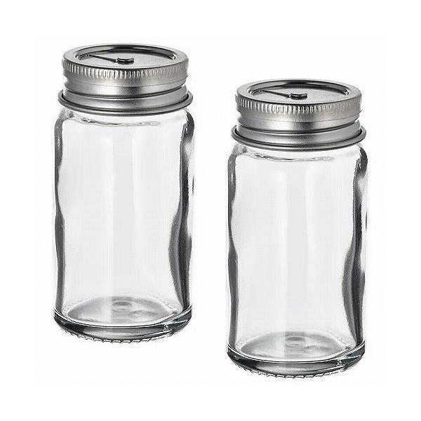 商品サイズパッケージ個数: 2 ピース高さ: 8cm直径: 4cm容量: 60ml容器:ガラス蓋:ステンレススチール食器洗い乾燥機対応ソルト＆ペッパーシェーカーのキャップ上部を回して、3種類の穴のサイズから選べます。 穴を閉じることもできる...