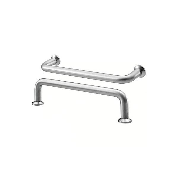 商品の大きさ長さ: 143 mm幅: 9 mm奥行き: 31 mm穿穴の直径: 5 mm穴の間隔: 128 mmパッケージ個数: 2 ピースステンレススチールBAGGANAS バッガネースはすっきりとしたラインのモダンな取っ手。色はブラック...