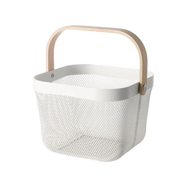 おしゃれで便利な収納を使うと、キッチン、玄関ホール、ベッドルーム、ホームオフィスで散らかりがちなものを整理整頓できます。持ち手が付いているので、バスケットを必要な場所まで簡単に持ち運べます素材バスケット:スチール, 粉体塗装取っ手:バーチ材...