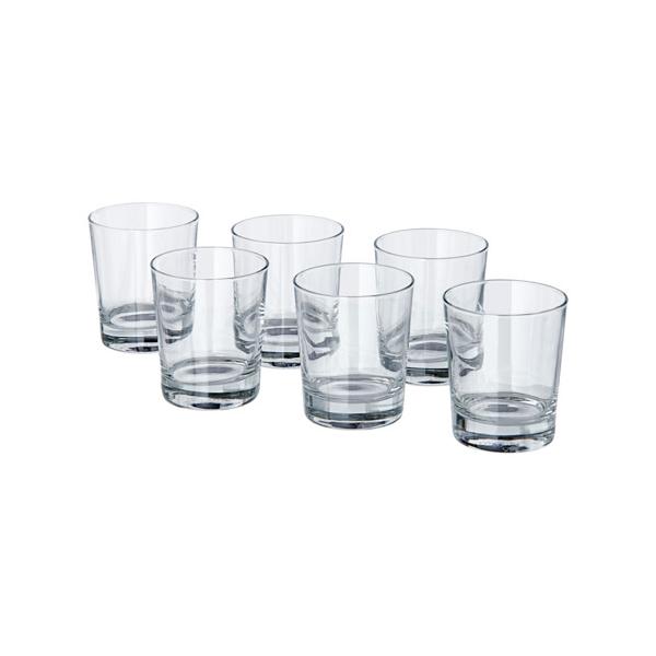 シンプルで直線的なデザインの小ぶりのグラス。氷を入れたカクテルなど、冷たい飲み物にぴったりです幅がたっぷりあるので、デザートの盛り付けにもぴったりですお取り扱い上の注意食器洗い乾燥機対応 商品の大きさ高さ: 10 cm容量: 23 clパッ...