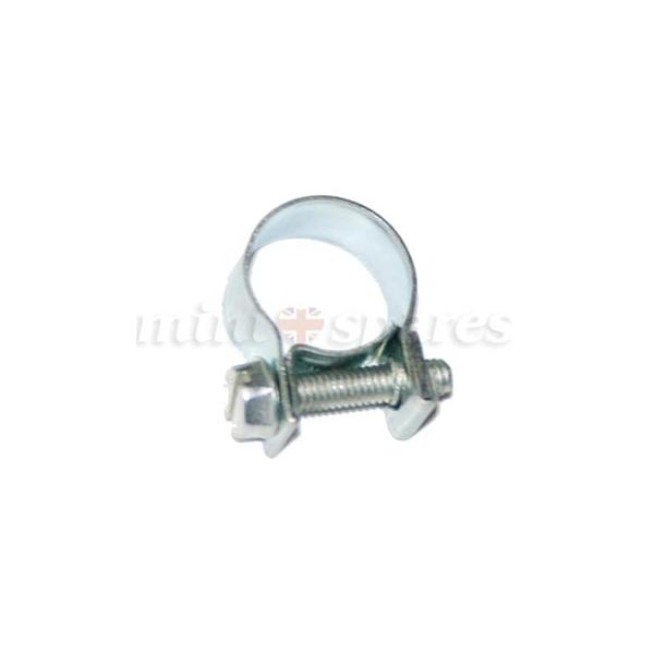 英国ミニスペアーズ社よりとりよせました。CLIP FOR PETROL HOSE. STEERING RACK. BREATHER HOSE Special clip for all our braided s/steel petrol h...