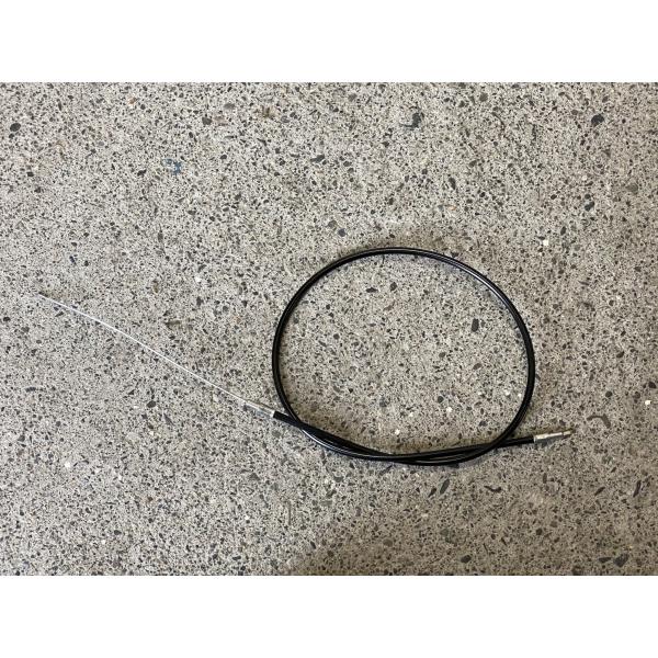 アクセルケーブル 高耐久品。アウターチューブの 黒い部分の長さ75センチ（アウター全体は79センチ） ワイヤー 100センチ。ミニスペアーズ社から取り寄せました。ナイロンスリーブ仕様と説明にあります。以前はスリーブがはみ出ていて目視できまし...