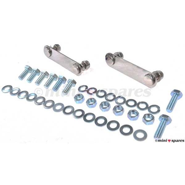 英国ミニスペアーズ社より取り寄せました。FRONT SUBFRAME BOLT FITTING KIT 1976 onComplete set of bolts to mount the front subframe on all post...