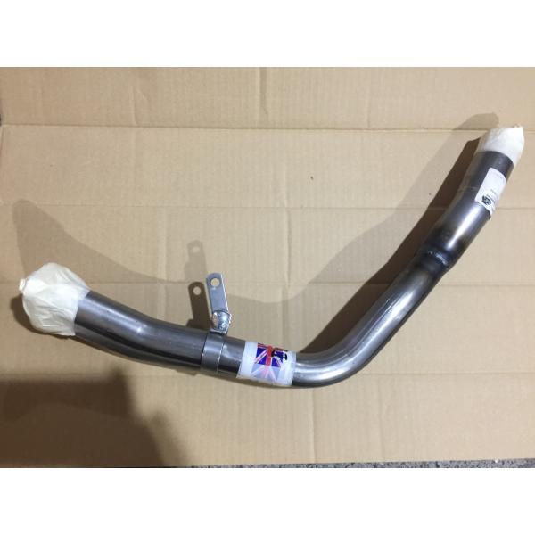 英国ミニスポーツ社より取り寄せています。   Twin down-pipe that fits to the original manifold on Mini Cooper Injection models, to allow fitme...