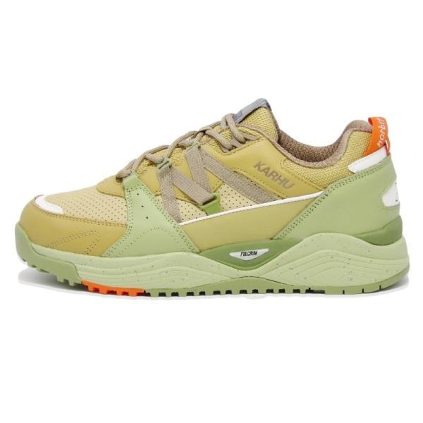 ◇商品説明◇■ブランド　：KARHU × Norbit■色・素材　：SAGE GREEN/BEIGE■サイズ　　：表記サイズ：US8.5 約26.5cm ■状態　　　：S 未使用品 (保管/展示/試着等の微細な状態変化がございます。) 製造...