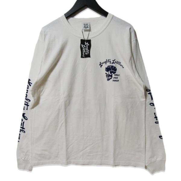 ◇商品説明◇■ブランド　：Langlitz Leathers■色・素材　：白/コットン■生産国　　：日本製■サイズ　　：表記SIZE：XXL 着丈：約70cm 身幅：約59cm 肩幅：約48cm 袖丈：約66.5cm  ■状態　　　：S 未...