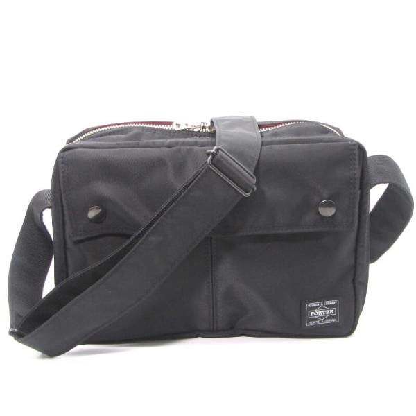 PORTER 美品 × ILS ポーター スクエアショルダーバッグ エル PORTER 美品 × ILS ポーター スクエアショルダーバッグ エル