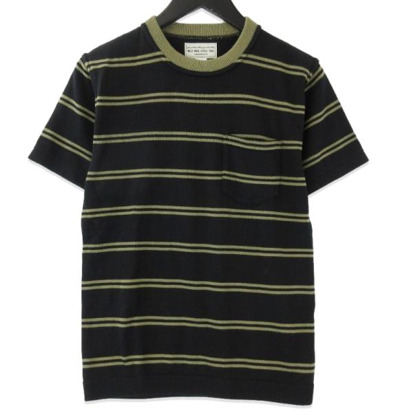 ◇商品説明◇■ブランド　：WESTRIDE■色・素材　：ブラック 黒/コットン■生産国　　：日本製■サイズ　　：表記SIZE：36 着丈：約60cm 身幅：約44cm 肩幅：約40cm 袖丈：約20cm  ■状態　　　：S 未使用品 (保管...