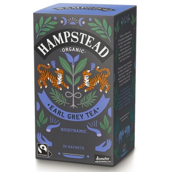 ■HAMPSTED ハムプステッド オーガニック ハーブティー アールグレイ ティーバッグ 2g X 20P■紅茶は風邪やインフルエンザ ウイルスの感染力を奪うとの試験結果が発表されました。他の飲料に比べて感染阻止率が高いとされています。冷...