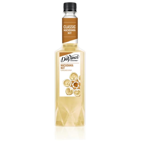 ◆ダヴィンチ フレーバーシロップ クラシック マカダミアナッツ  750ml・メーカー 　：ダヴィンチ社・生産地　 ：マレーシア・原材料   ：蔗糖、香料、クエン酸、カラメル色素、保存料(安息酸Na、ソルビン酸K)・容量　　 ：750ml(...