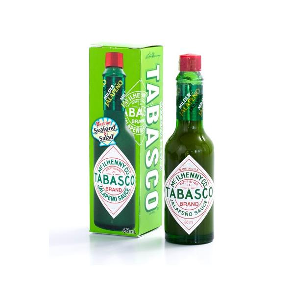TABASCO〓ハラペーニョソースはマイルドな緑のハラペーニョを使用したスッキリとしたソースです。カクテルのマルゲリータやピニャ・コラーダにほんの少量加えると新鮮な刺激が得られます。ソースの楽しみ方ハラペーニョペパーの種を取り除いたり、スラ...