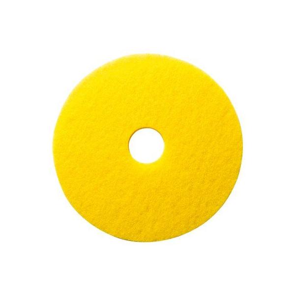 ポリエステル不織布のフロアパッドです。独自のバインダー技術により樹脂ワックスの表面を傷めず洗浄。洗浄作業での気になる光沢低下を抑えます。(使用方法) ３Ｍ? ダスタークロスで床面のほこり、ごみ等を取り除きます。スコッチ・ブライト? イエロー...