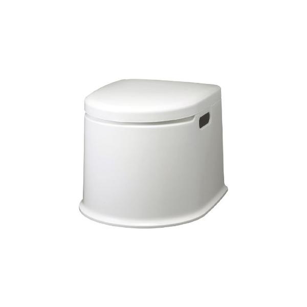 病院や老人ホームに最適、ベッドの下にも入るコンパクトタイプ。サイズ：幅391×奥行461×高さ340mm重量：約2.4kg●材質 ＰＰ●色 W実用容量 約4〜5L満水時：11L※耐荷重量150kgまで。汚物処理はポットを取り出して捨てるだけ。