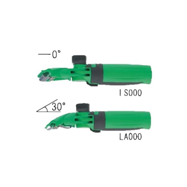 手にフィットする軽量なプラスチック製ハンドル。ウンガーポールのヘッドコーンにしっかりとはめ込みができるエルゴテックシリーズ。角度なし（ストレート）と３０度の角度ありがございます。