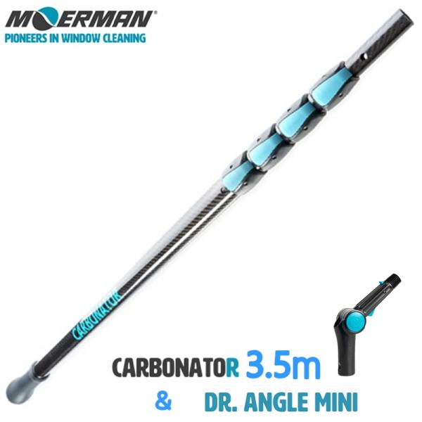 カーボネーターポール3.5ｍと＋ドクターアングルミニのセットです。こちらはカーボンファイバー製なので軽く丈夫で硬くてしならない伸縮ポール!!〇軽量カーボンファイバー製ポール〇丈夫で硬いため、しならない〇伸縮時のロック解除は親指でボンタンを押...