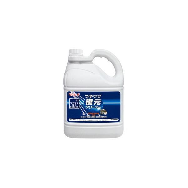 【商品名】つやワザ復元クリーナー【メーカー名】リンレイ【容量】4L【標準希釈倍率】50〜300倍【特徴】光沢耐久強化洗剤洗浄＆光沢復元モップオンでも自動床洗浄機でも効果を発揮。滑らかで強い皮膜に再生、汚れも除去。汚れにくく、長期間の光沢維持...