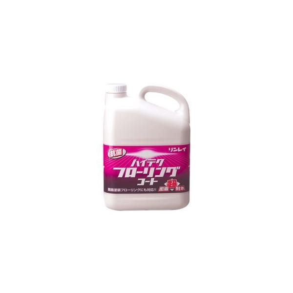 【発売日：2021年11月01日】【商品名】ハイテクフローリングコート【メーカー名】リンレイ【容量】4L【標準使用量】400m2／本【特徴】鏡面塗装のフローリングにも高密着性・高耐水性を発揮する、床材メーカー推奨の樹脂ワックスウレタン樹脂配...