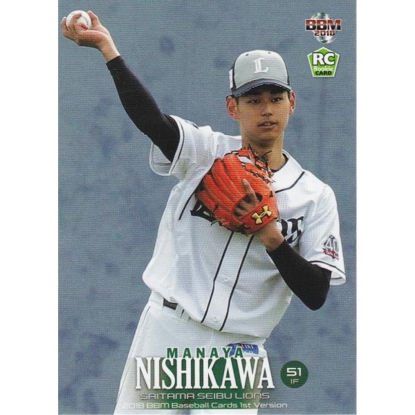 2018BBMベースボールカード 1stバージョン のカードです。