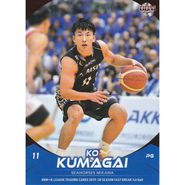 BBM×B.LEAGUE TRADING CARDS 2019-20 SEASON FAST BREAK 1st Half のカードです。