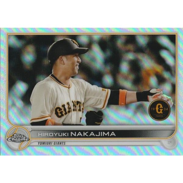 TOPPS 2022 NPB ベースボールカード クローム版 のカードです。
