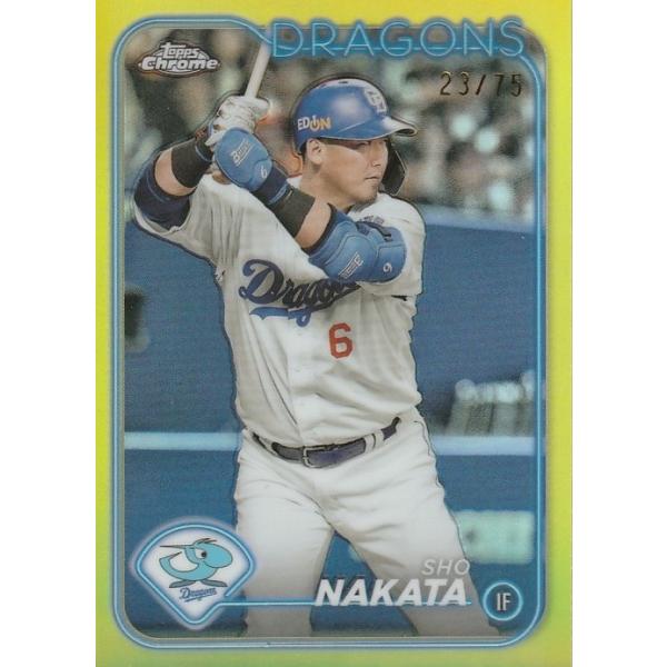 TOPPS 2024 NPB ベースボールカード クローム版 のカードです。