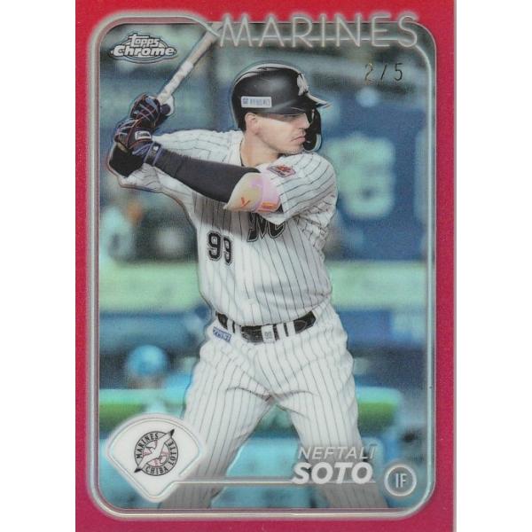 TOPPS 2024 NPB ベースボールカード クローム版 のカードです。