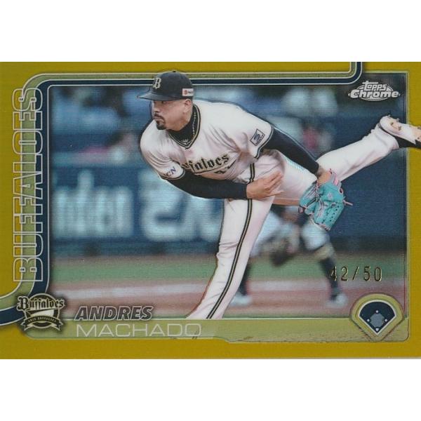 TOPPS 2025 NPB ベースボールカード クローム版 のカードです。