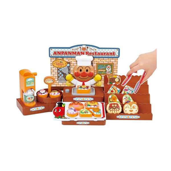 おりょうりい?っぱい！作って並べて選んでわくわく！ 好きなプレートを作って、アンパンマンのレストランごっこを楽しもう対象年齢：3歳以上(C)やなせたかし／フレーベル館・TMS・NTV